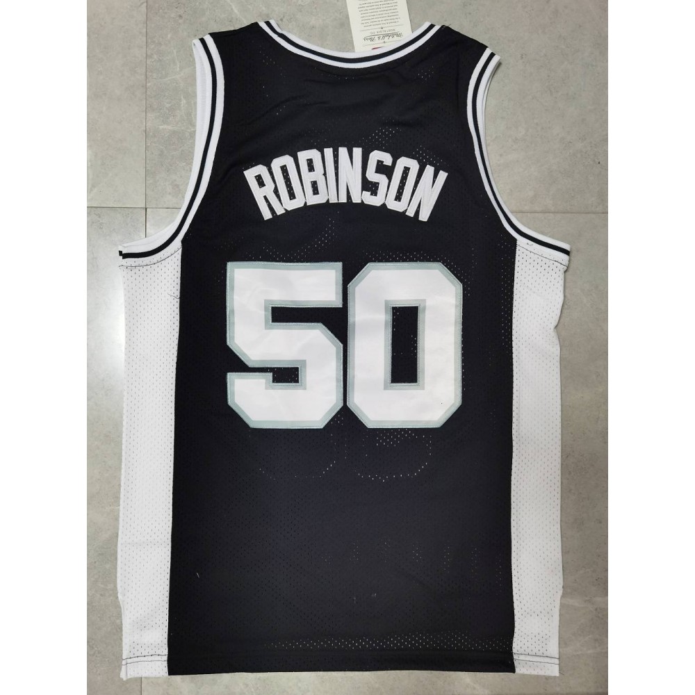 Camiseta David Robinson #50 San Antonio Spurs Clásico Edición Negro ⋆ ...