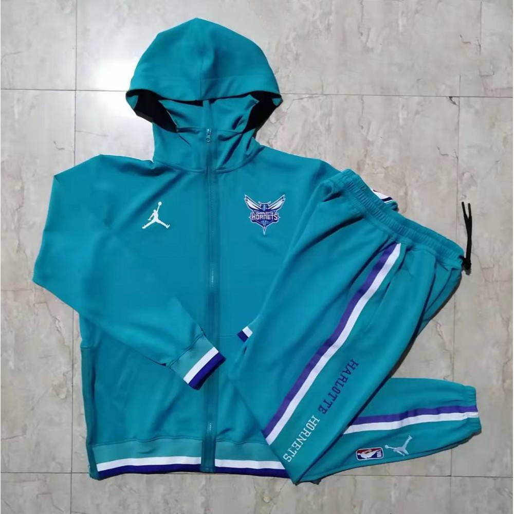 Chandal Charlotte Hornets Con Capucha 22/23 Azul ⋆ MiCamisetaNBA
