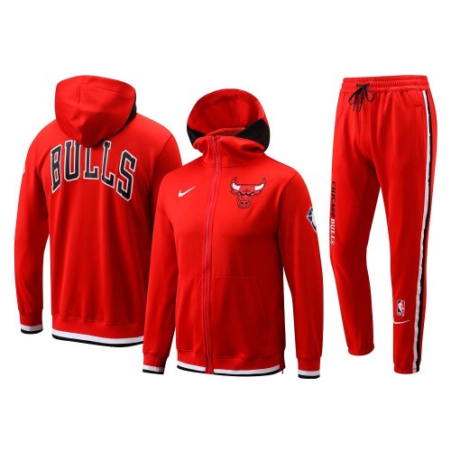 Chandal Chicago Bulls Con Capucha 22/23 Rojo ⋆ MiCamisetaNBA