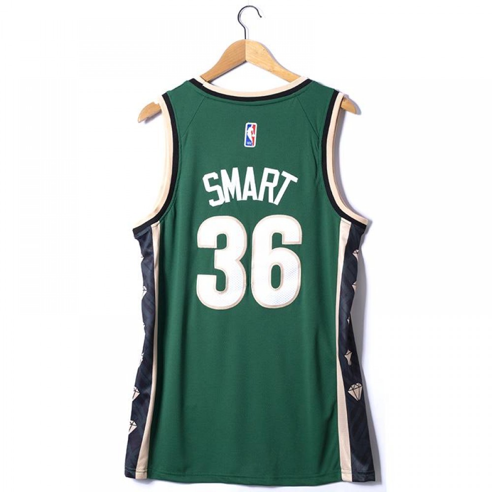 Camiseta Marcus Smart #36 Boston Celtics 2023 Verde City Edition ⋆ ...