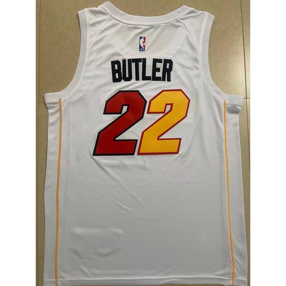 Camiseta Jimmy Butler #22 Miami Heat 2022 Blanco Fan Edition ⋆ ...