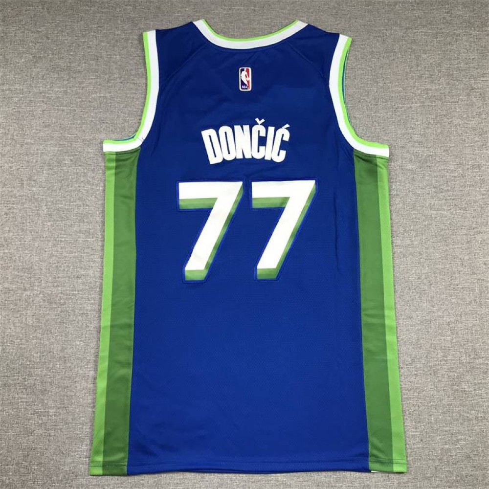 Camiseta Luka Doncic #77 Dallas Mavericks 2023 Azul City Edition ⋆ ...
