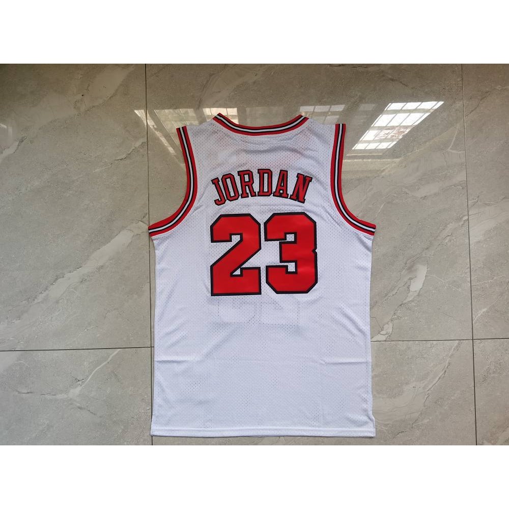 Camiseta Michael Jordan #23 Chicago Bulls 1998 Retro Blanco La Final ⋆ ...