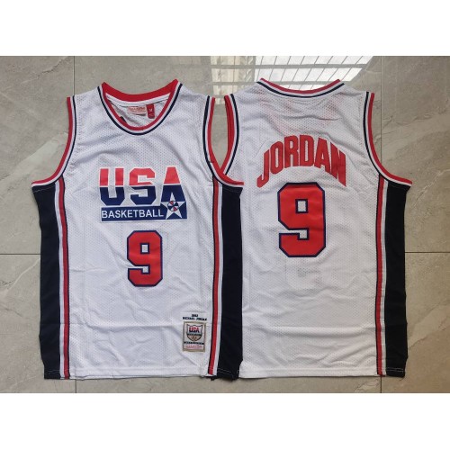 Camiseta Michael Jordan #9 USA Dream Team Blanco ⋆ MiCamisetaNBA