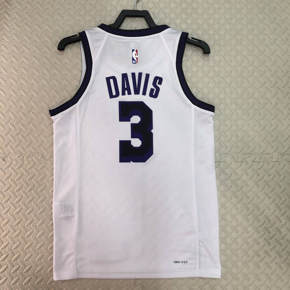 Camiseta Anthony Davis #3 Los Angeles Lakers 2023 Blanco City Edition ⋆ ...