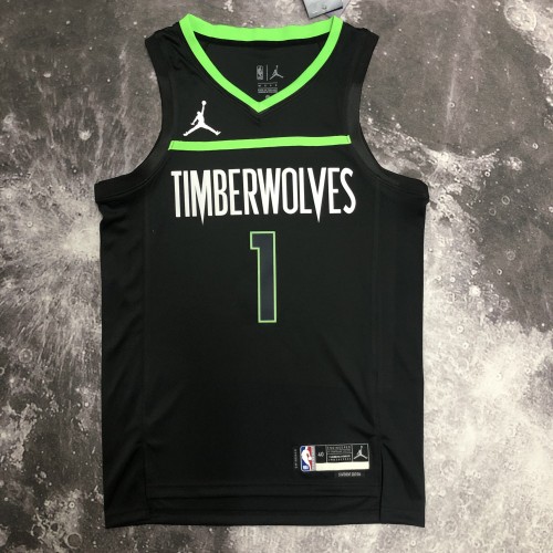Camiseta Anthony Edwards #1 Minnesota Timberwolves 2023 Edición Flyer ...