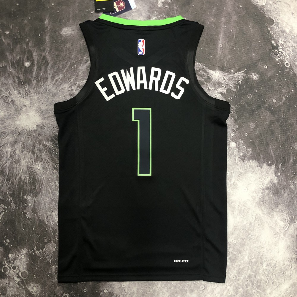 Camiseta Anthony Edwards #1 Minnesota Timberwolves 2023 Edición Flyer ...
