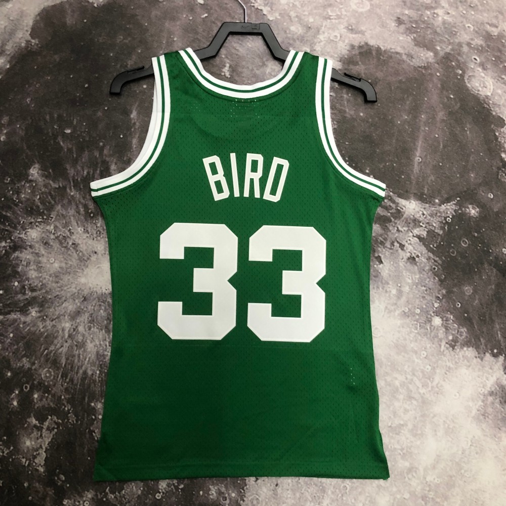 Camiseta Larry Bird #33 Boston Celtics 1986 Clásico Edition Verde ⋆ ...