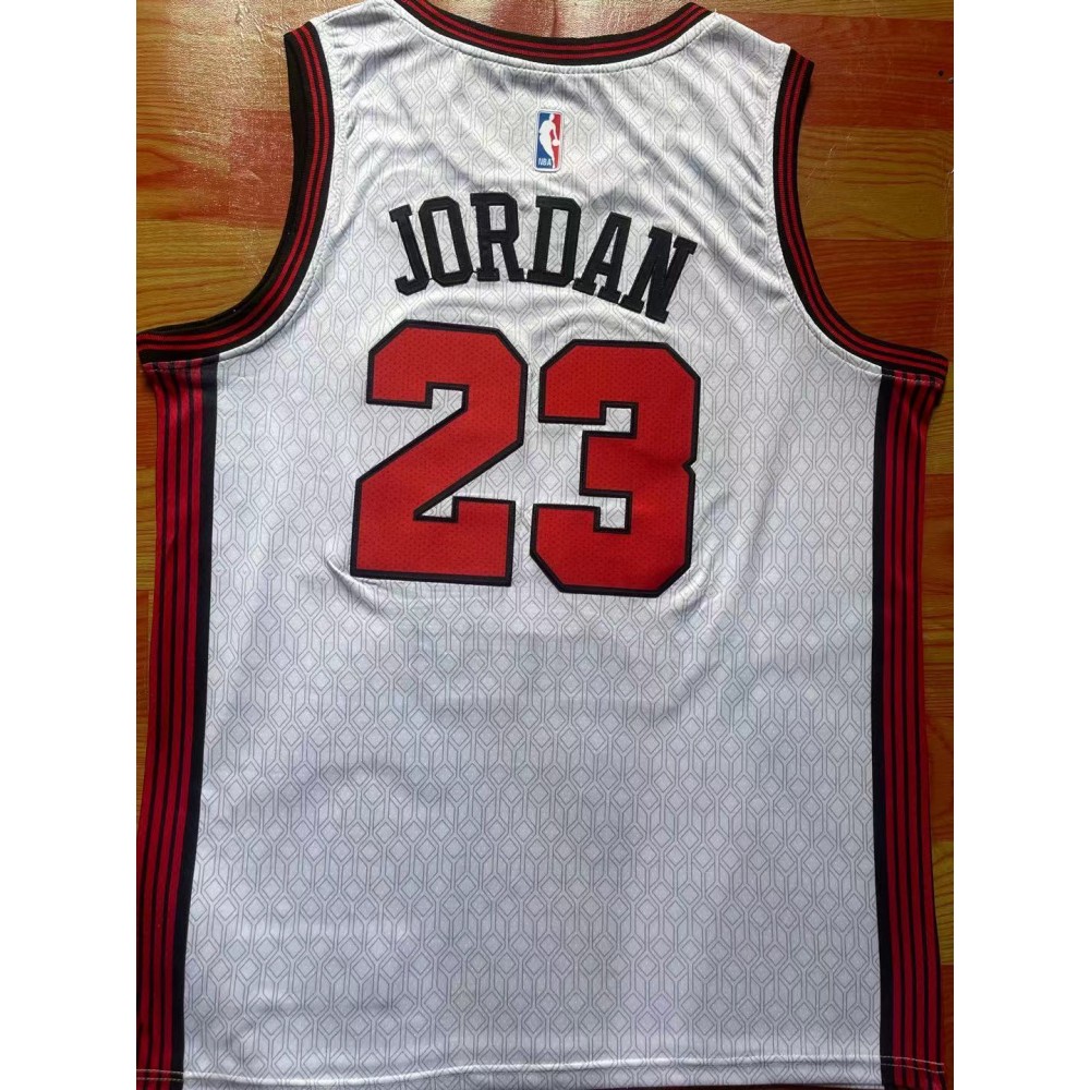 Camiseta Michael Jordan #23 Chicago Bulls 2023 City Edition Blanco ⋆ ...