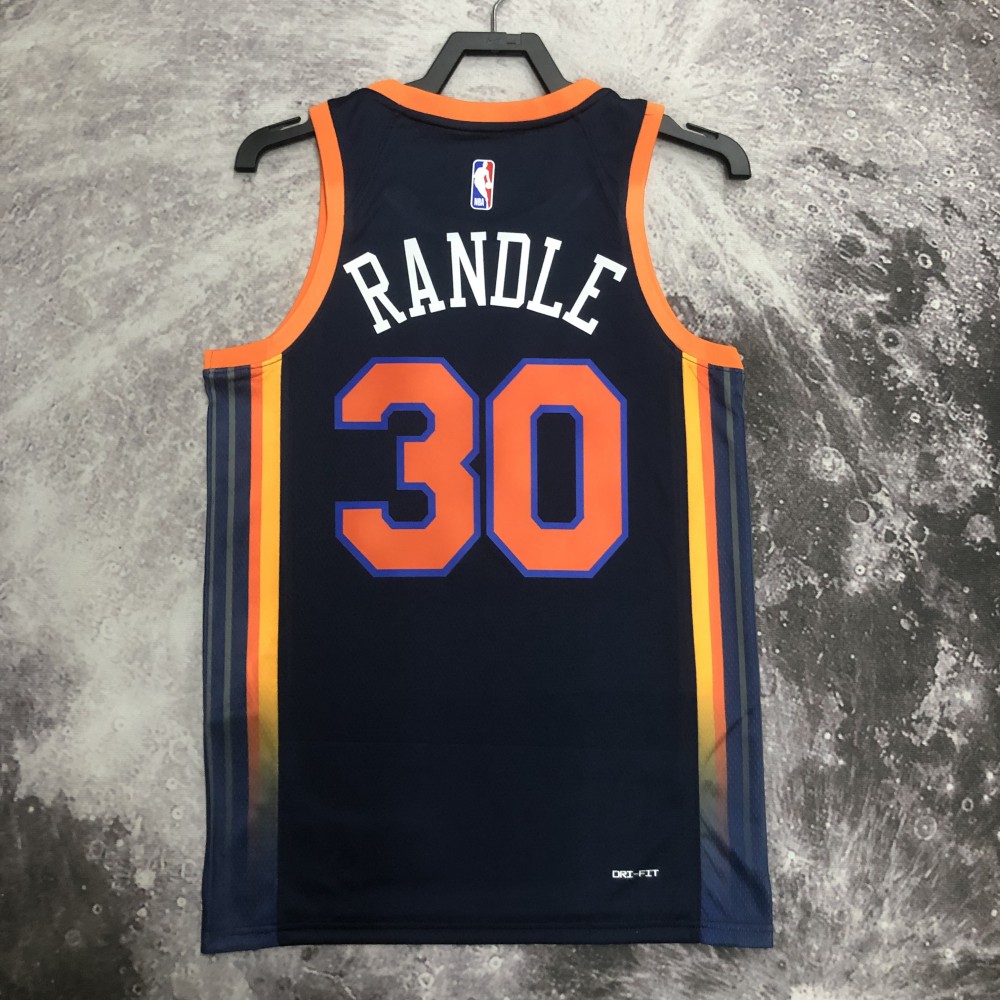 Camiseta Julius Randle #30 New York Knicks 2023 Jordan Limited Edition ...