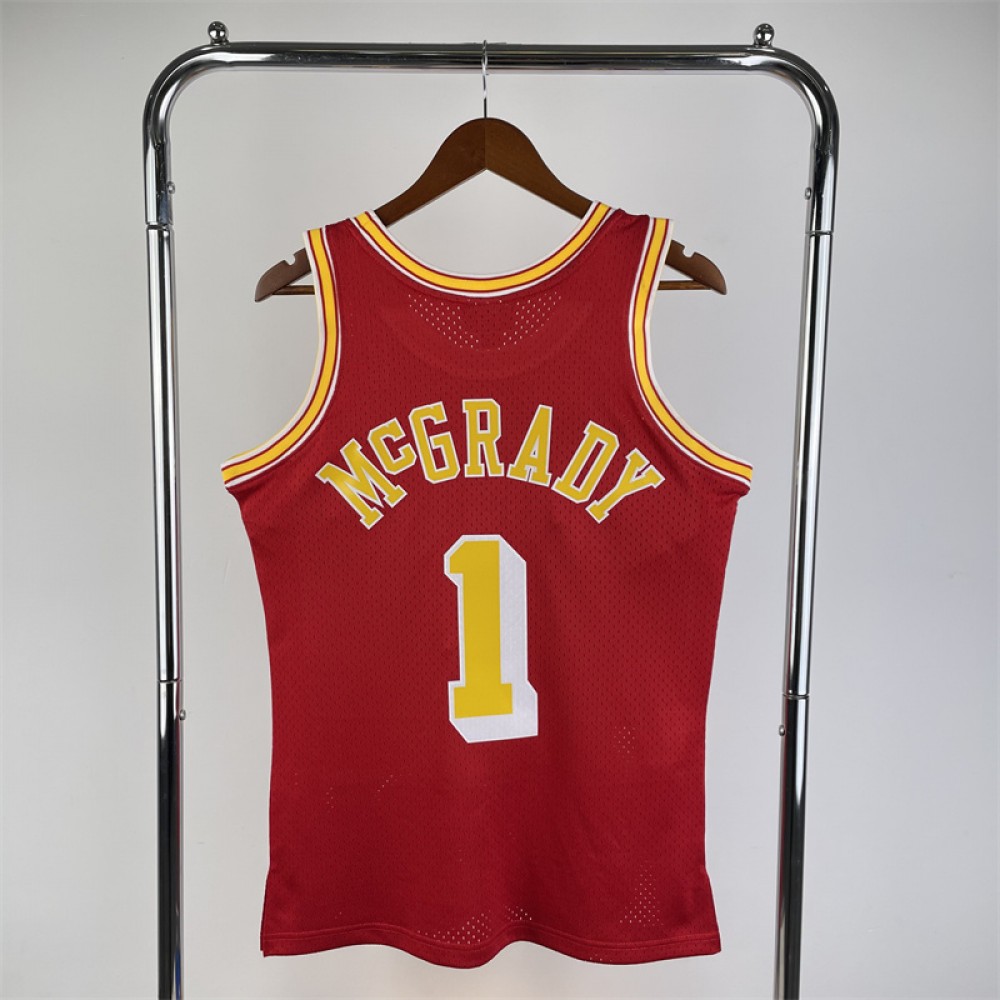 Camiseta Tracy McGrady #1 Houston Rockets 2004/05 Rojo ⋆ MiCamisetaNBA