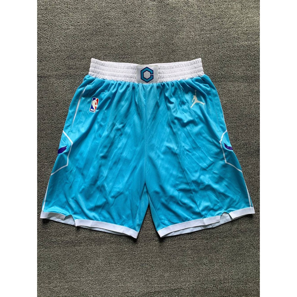 Pantalon Corto Charlotte Hornets Azul Mentol ⋆ MiCamisetaNBA