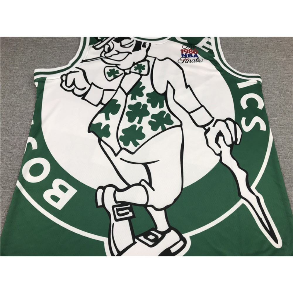 Camiseta Larry Bird #33 Boston Celtics 2020 Verde Estampado Edition ⋆ ...