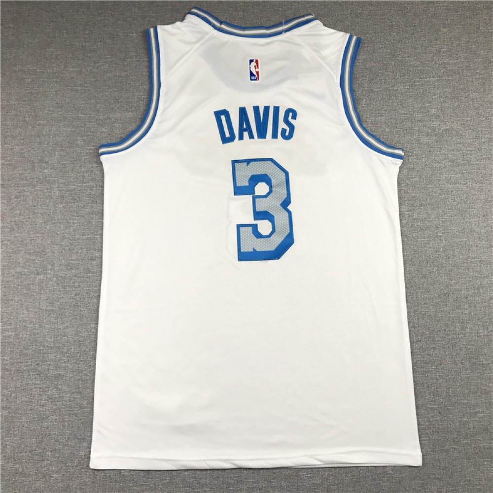 Camiseta Anthony Davis #3 Los Angeles Lakers Blanco City Edition ⋆ ...